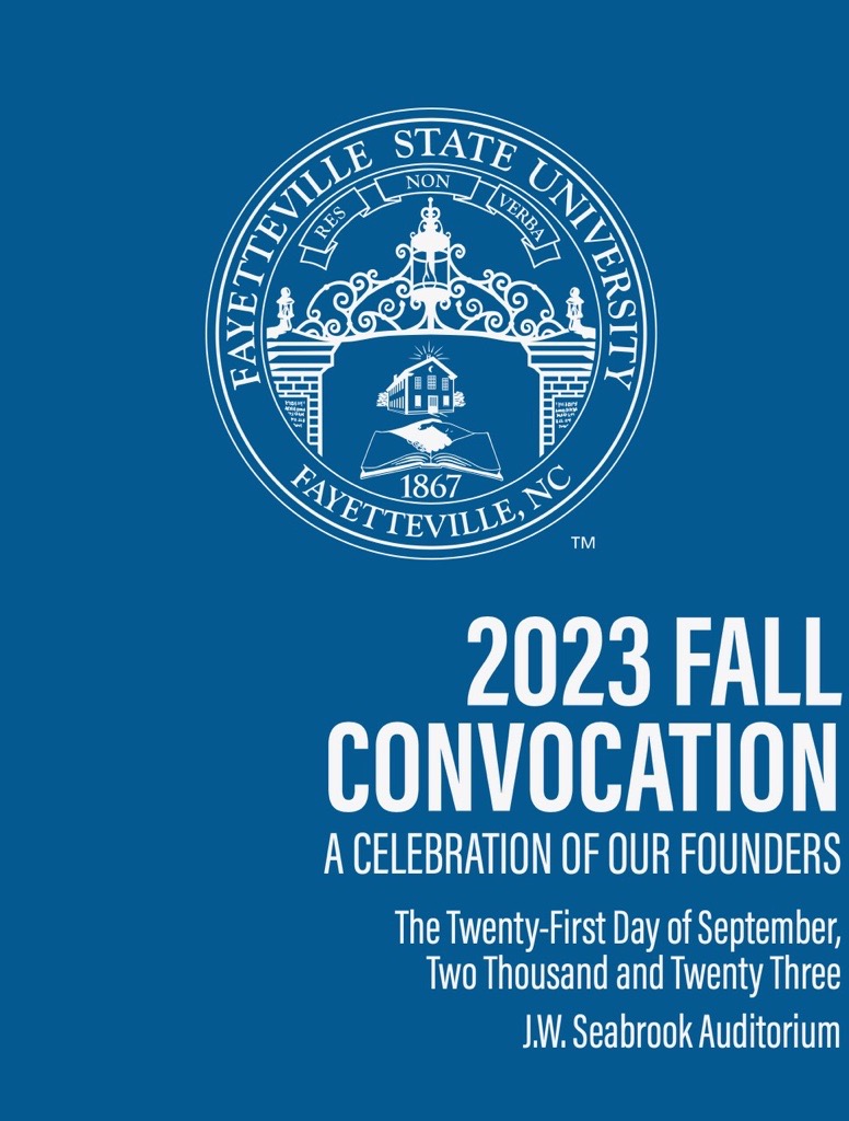 Fayetteville State University to Celebrate Founders' Day and Fall 2023 Convocation
